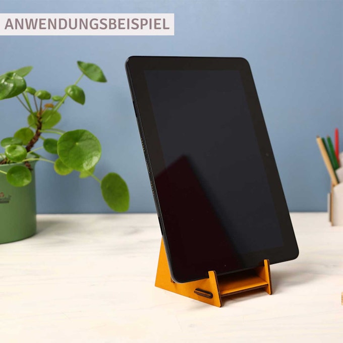 Mit dem Werkhaus Tablet-Aufsteller hat ihr Tablet einen festen Platz ...