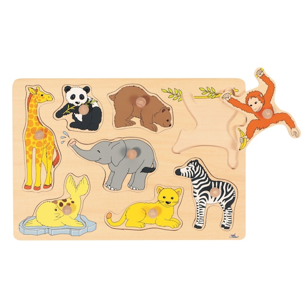 Steckpuzzle Zoo-Tiere 8 Tlg online kaufen