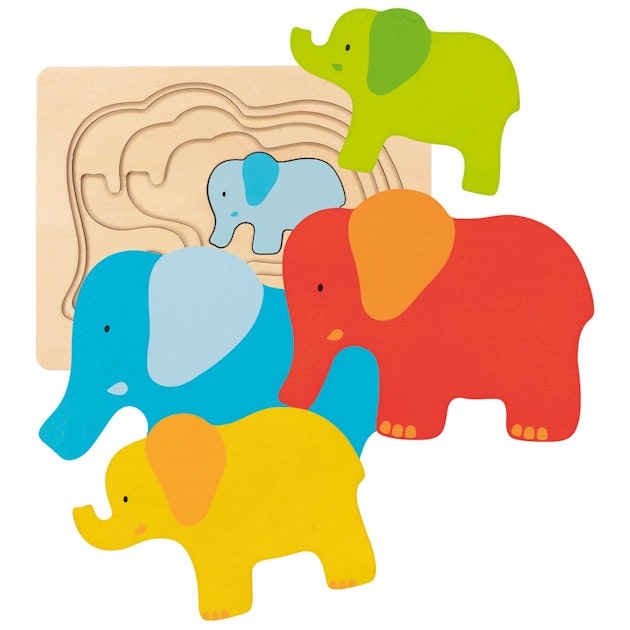 Goki Schichtenpuzzle Elefant online kaufen