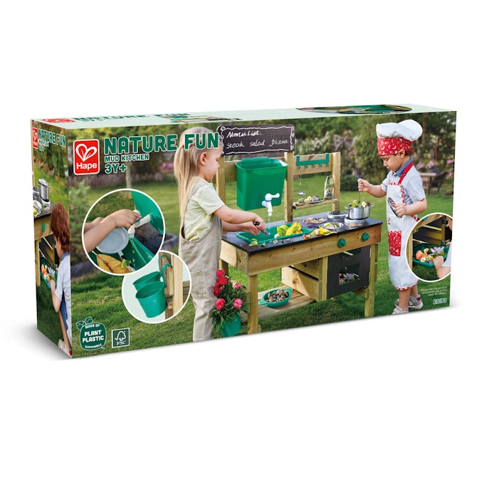Hape Matschküche mit Wassertank und Spülbecken I greenstories